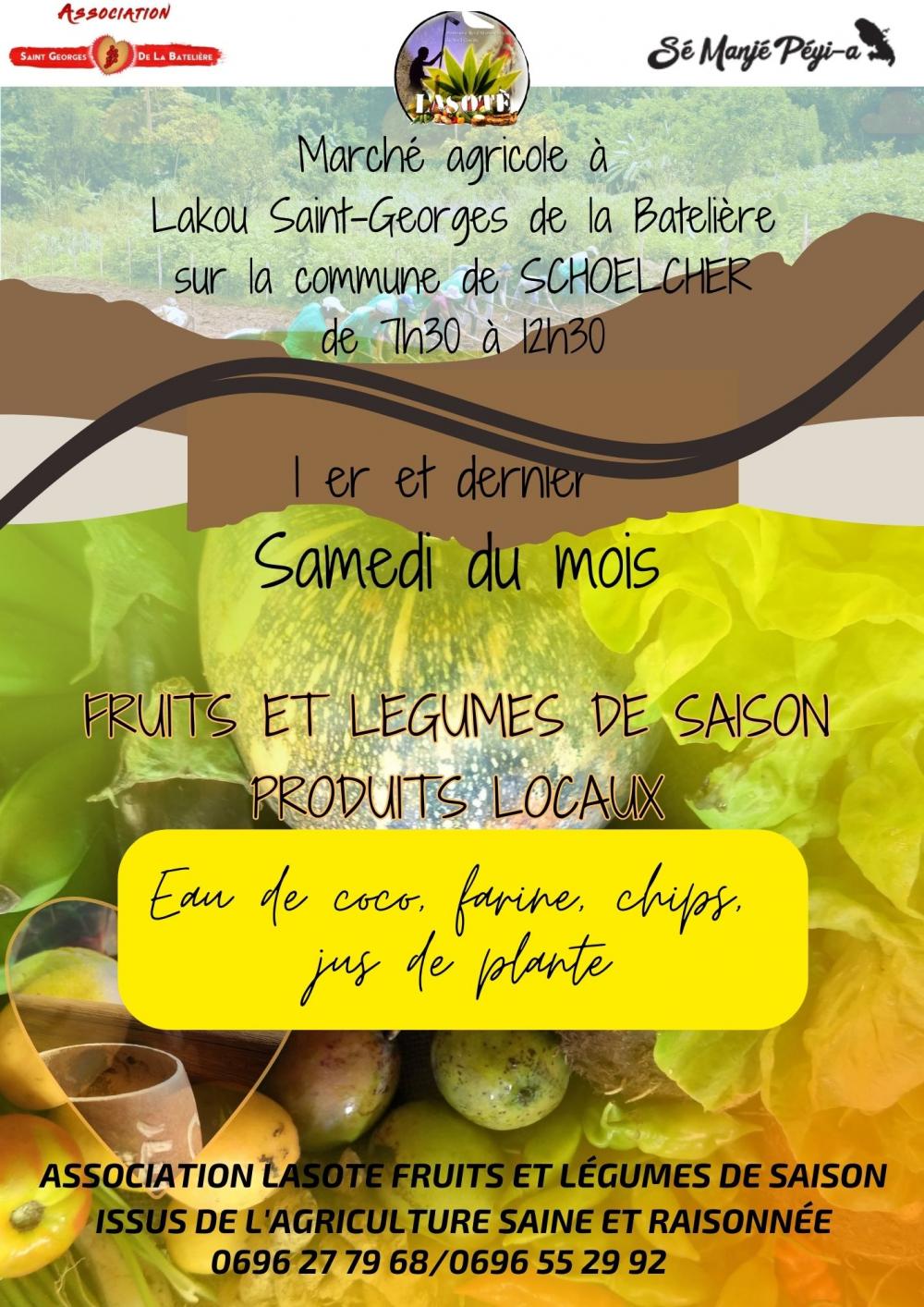 Association Lasotè Fonds-Saint-Denis Martinique - Marché bi-mensuel